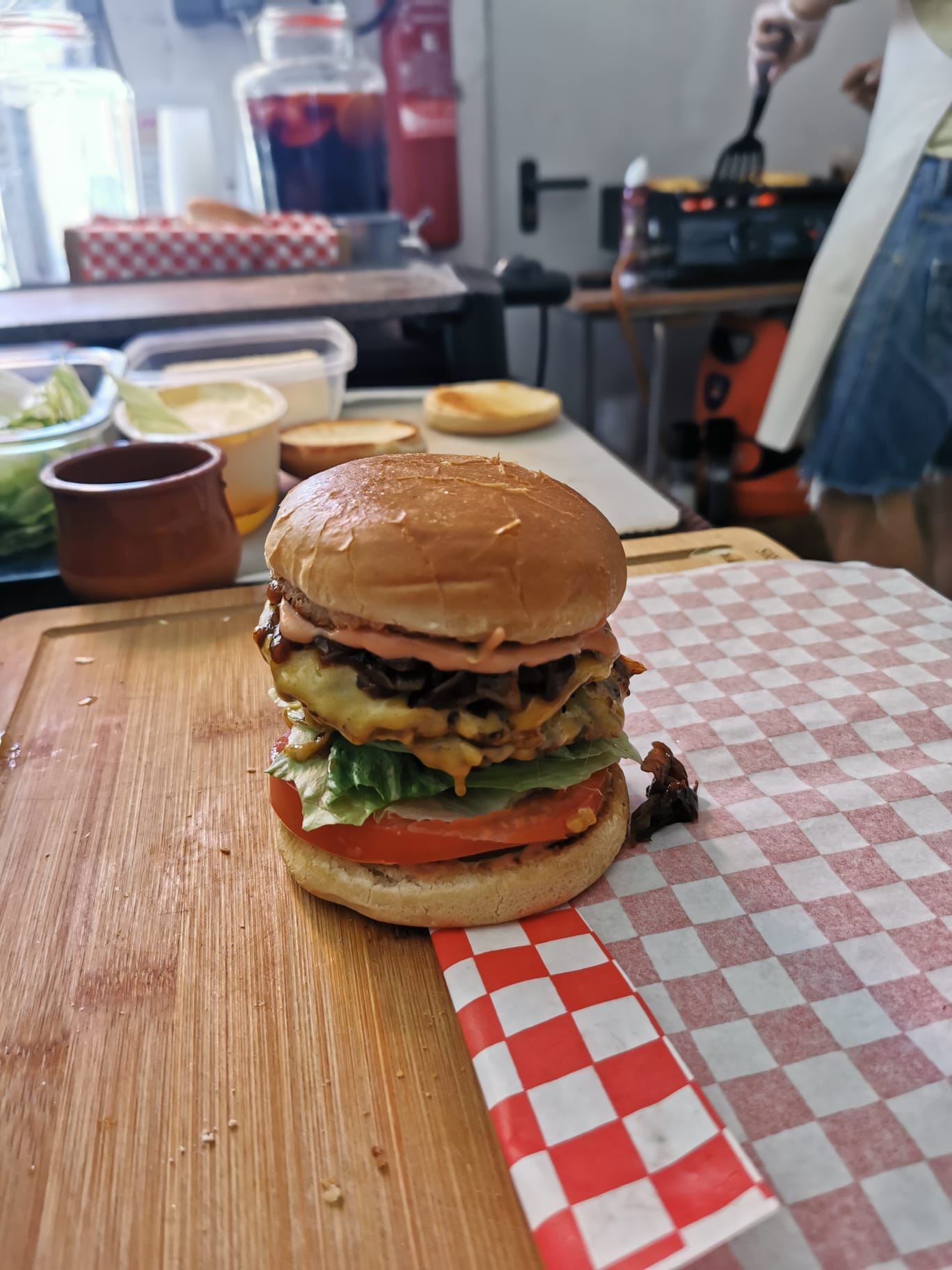 Big Johnson's Burger Joint pop-up in Cabanyal at La FABrica